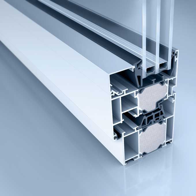 Aluminium-Fensterprofil - heroal W 72 - heroal - wärmeisoliert ...