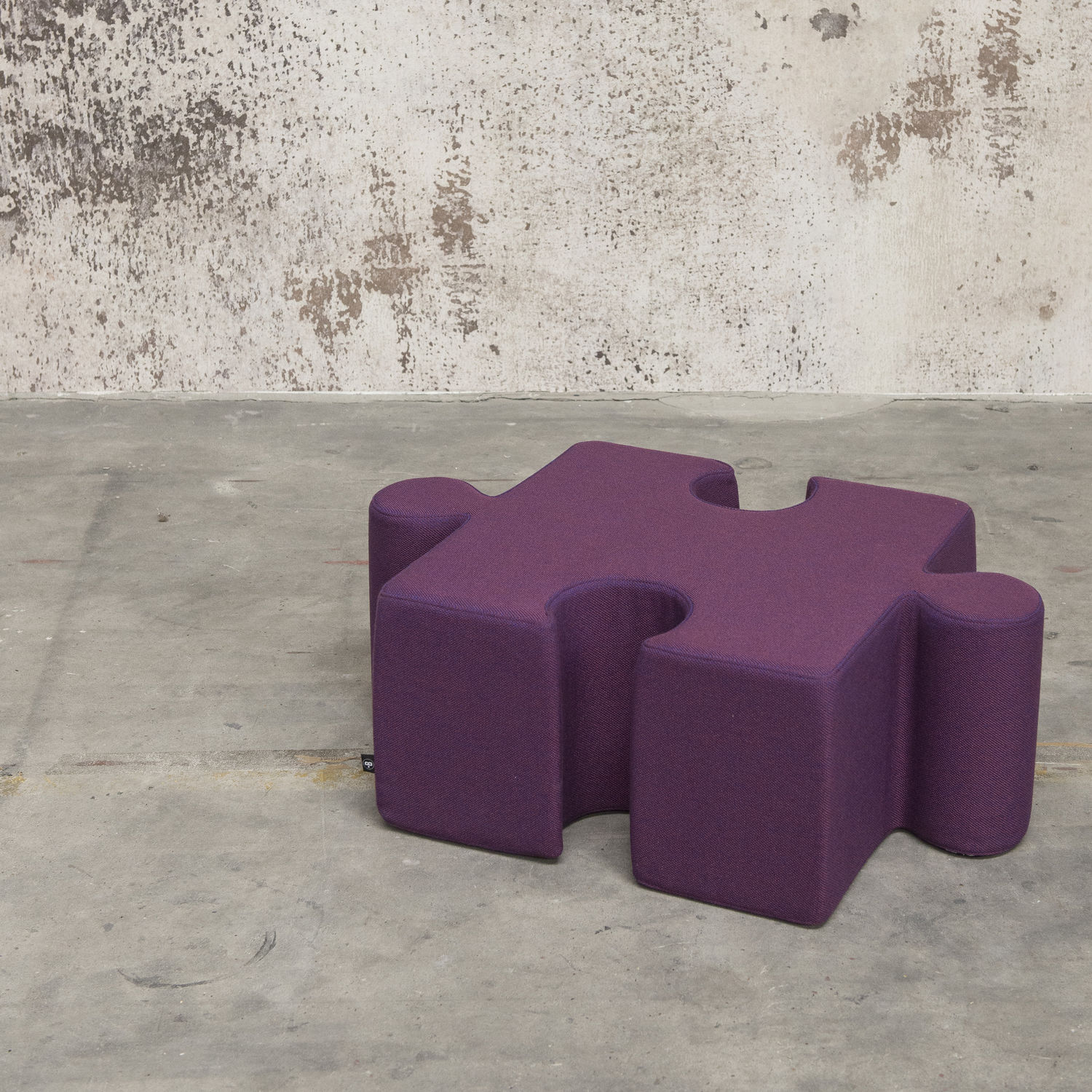 Modernes Sitzkissen - BUZZIPUZZLE - BuzziSpace - Stoff / Schaumstoff / quadratisch