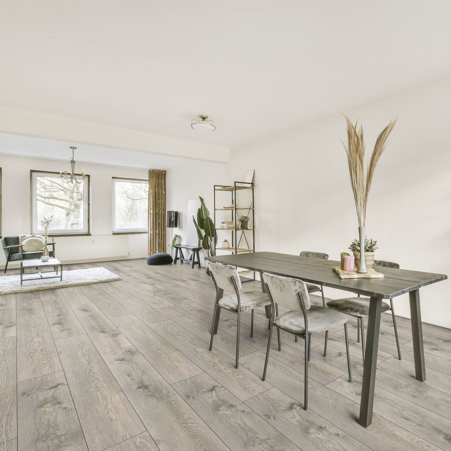 Eiche-Laminatboden - RAW - Swiss Krono / GRAND selection - schwimmend / Holzoptik / für ...