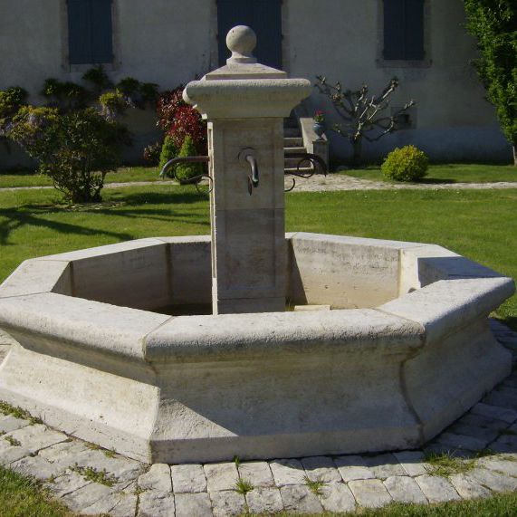 Garten-Springbrunnen - CREA STONE - Park / Naturstein / modern