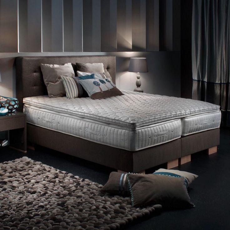 Doppelbett - BIO PRESTIGE - SEANROYALE - Einpersonen / modern / Polster