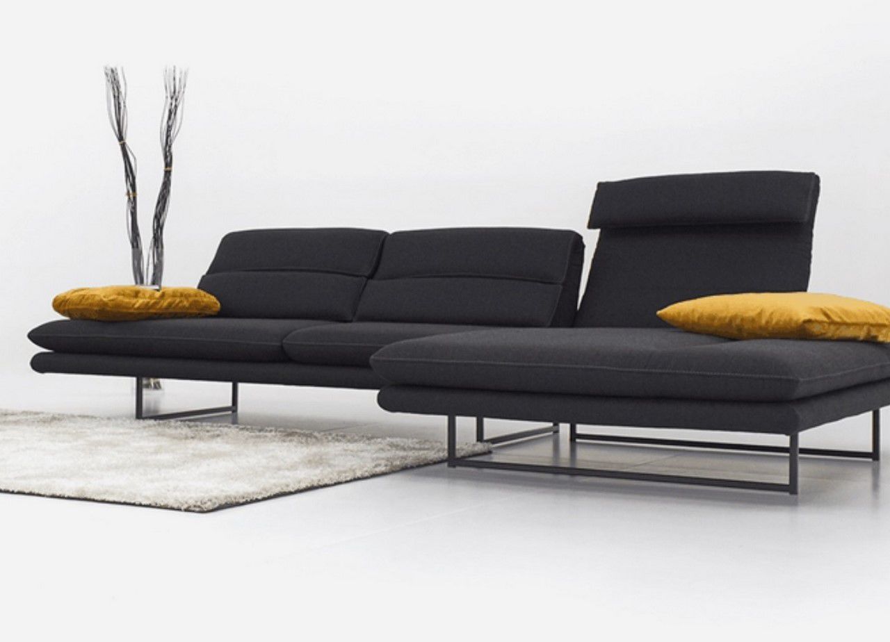 Modulsofa - AIR.SEAN - SEANROYALE - grün / grau / braun