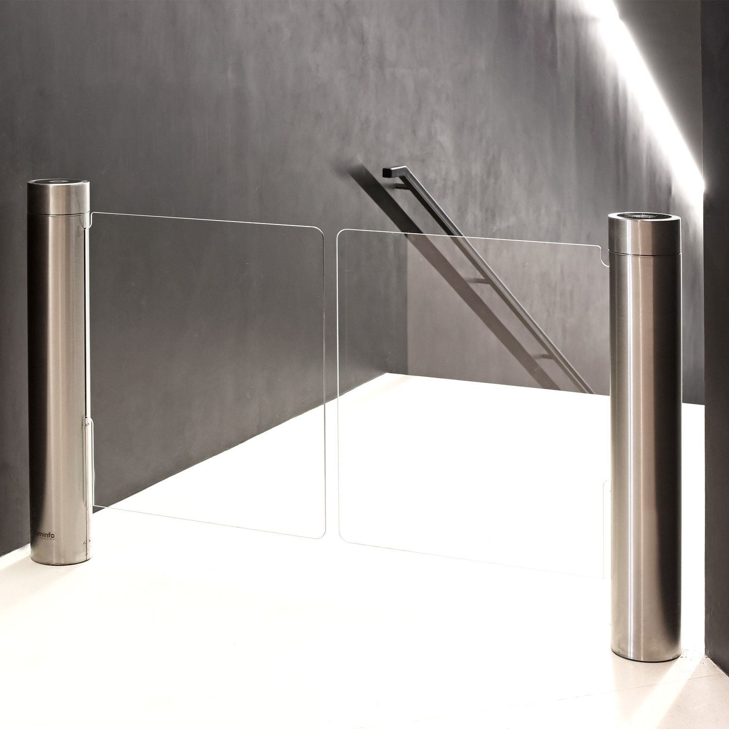 Zutrittsabsperrung - PEGAS GL - COMINFO - drehend / einflügelig / Edelstahl