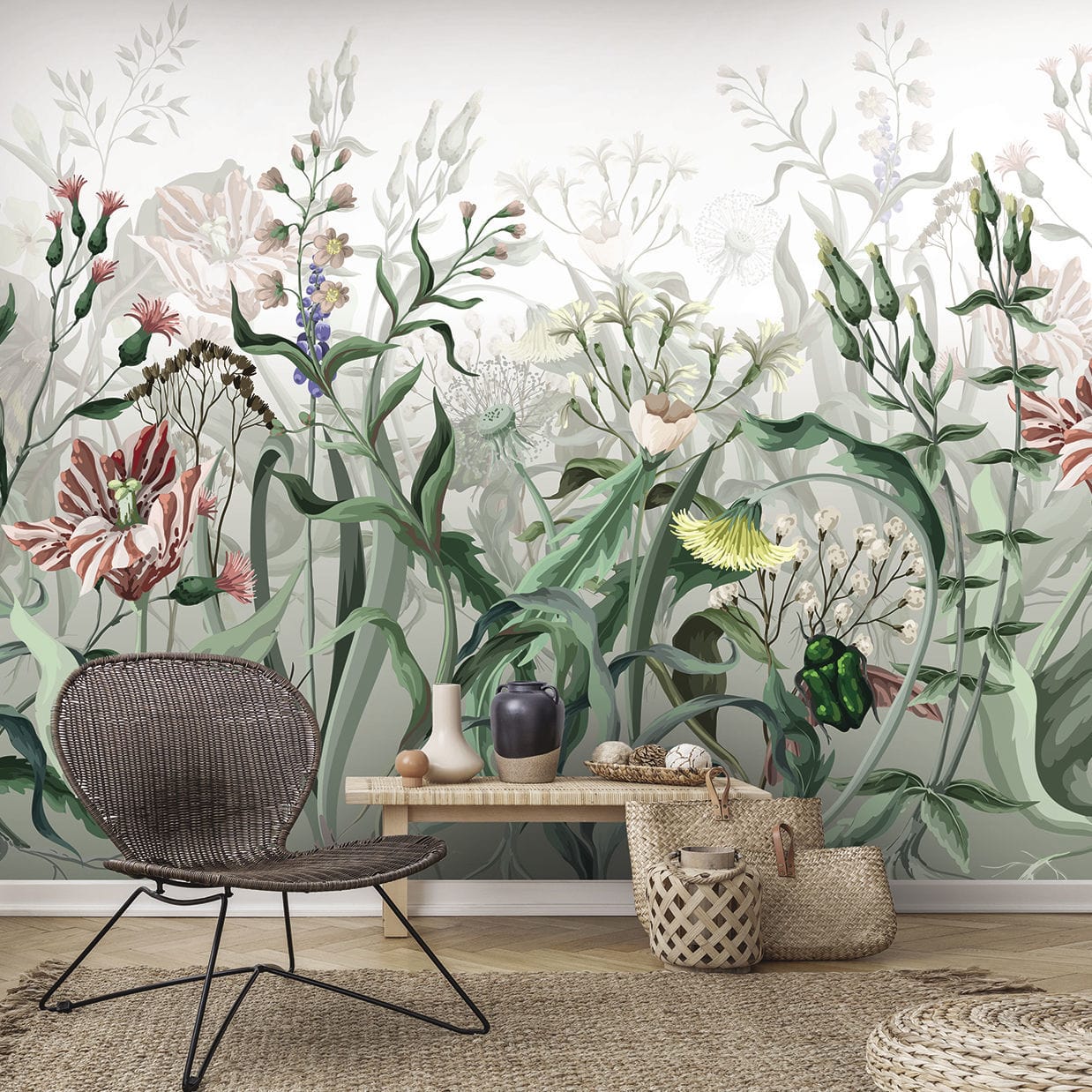 Moderne Tapete - BOTANICA BT7390 - LGD01 décor mural sur mesure ...