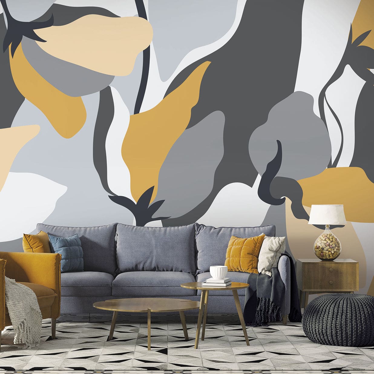 Design-Tapete - MOHALA MH3460 - LGD01 décor mural sur mesure ...