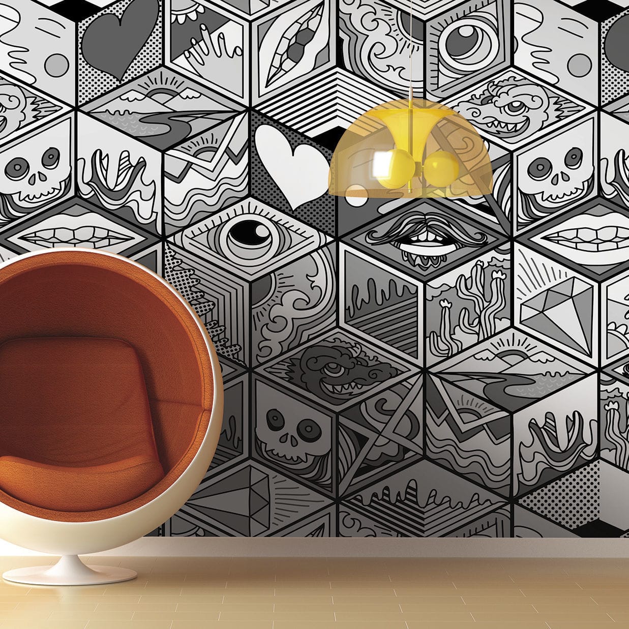 Tapete / originelles Design - ARTISTA AR1704 - LGD01 décor mural sur ...