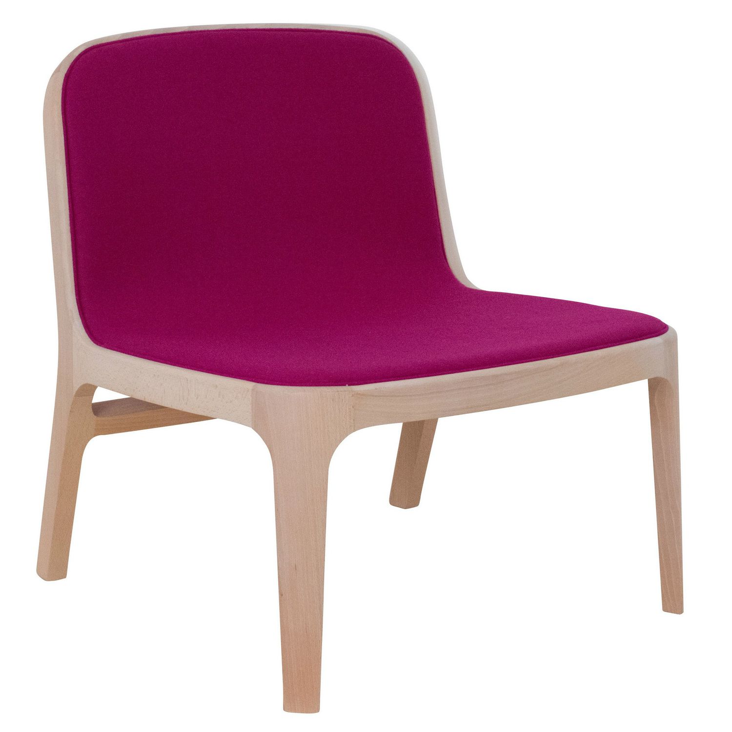 Moderner Kaminsessel - YUME - Perrouin Sièges - Kunstleder / Stoff / Buche