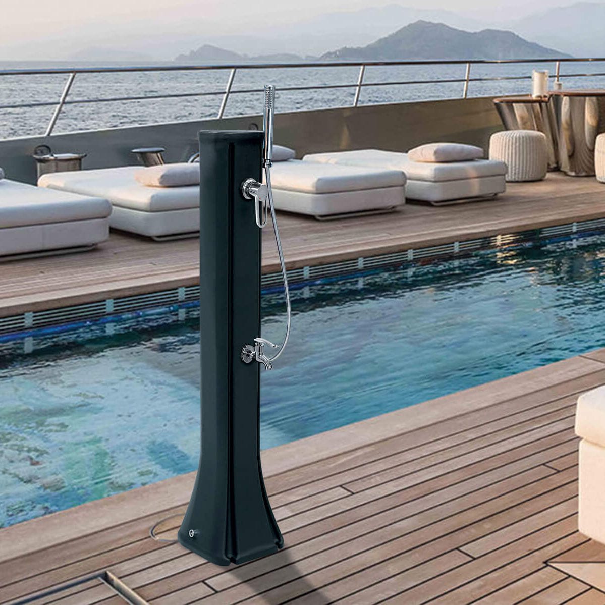 Außendusche für Pool - HAPPY GO - POOLSTAR - Multifunktion / für Fuß ...
