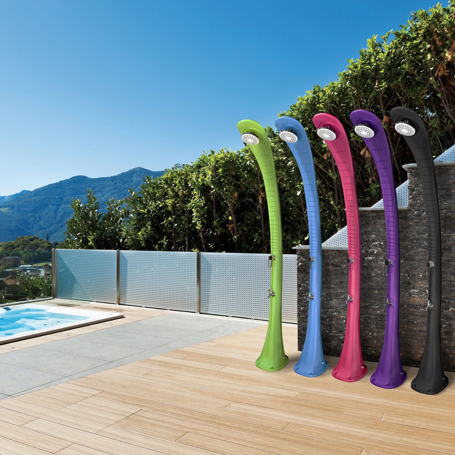 Außendusche für Pool - COBRA - POOLSTAR - Multifunktion / für Fuß / Solar