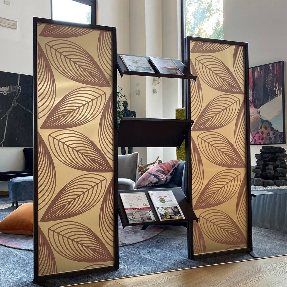 Aluminium-Raumteiler - INUNO-DECO - STUDIO T - lackiertes Metall / für ...