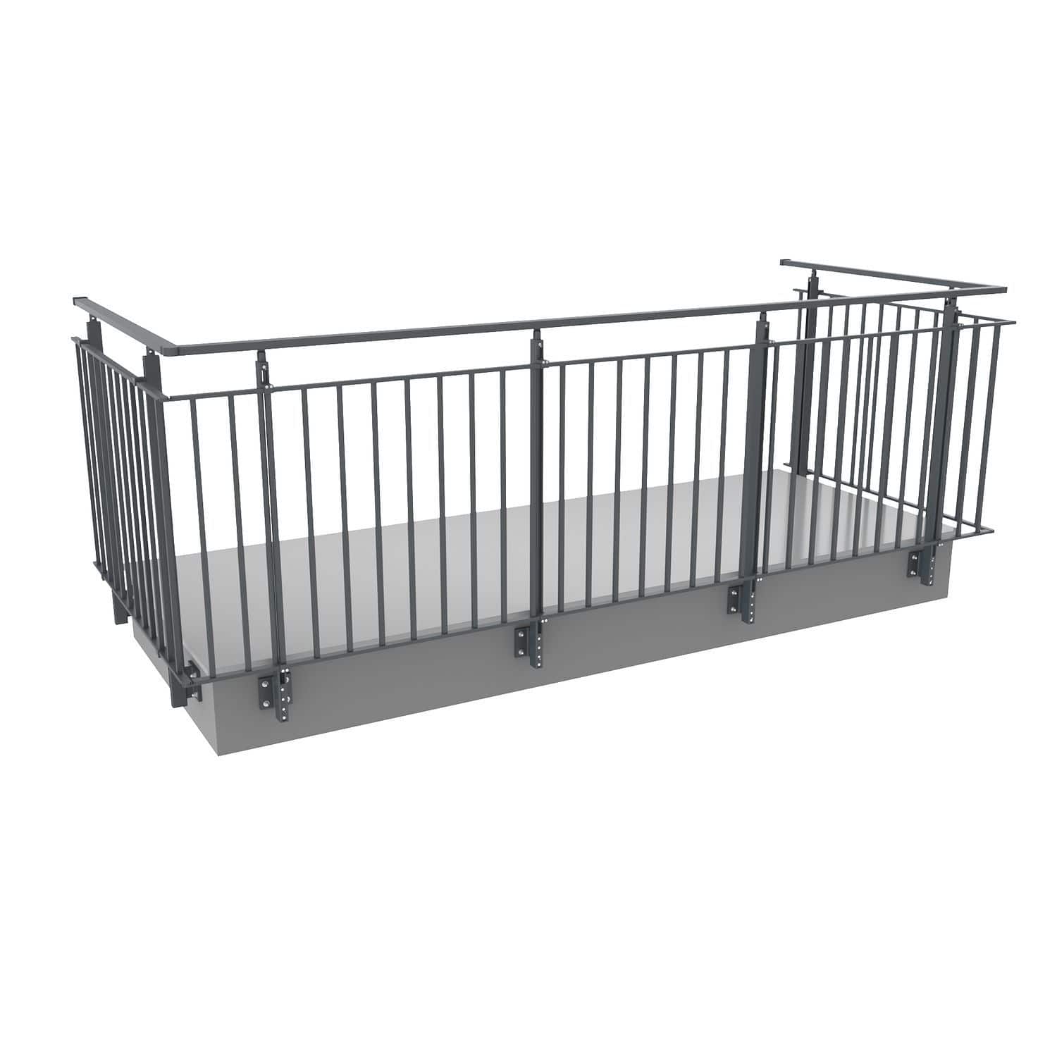 Aluminium-Geländer - TULIPAN - PESPA ALUMIN - Geländer / für ...