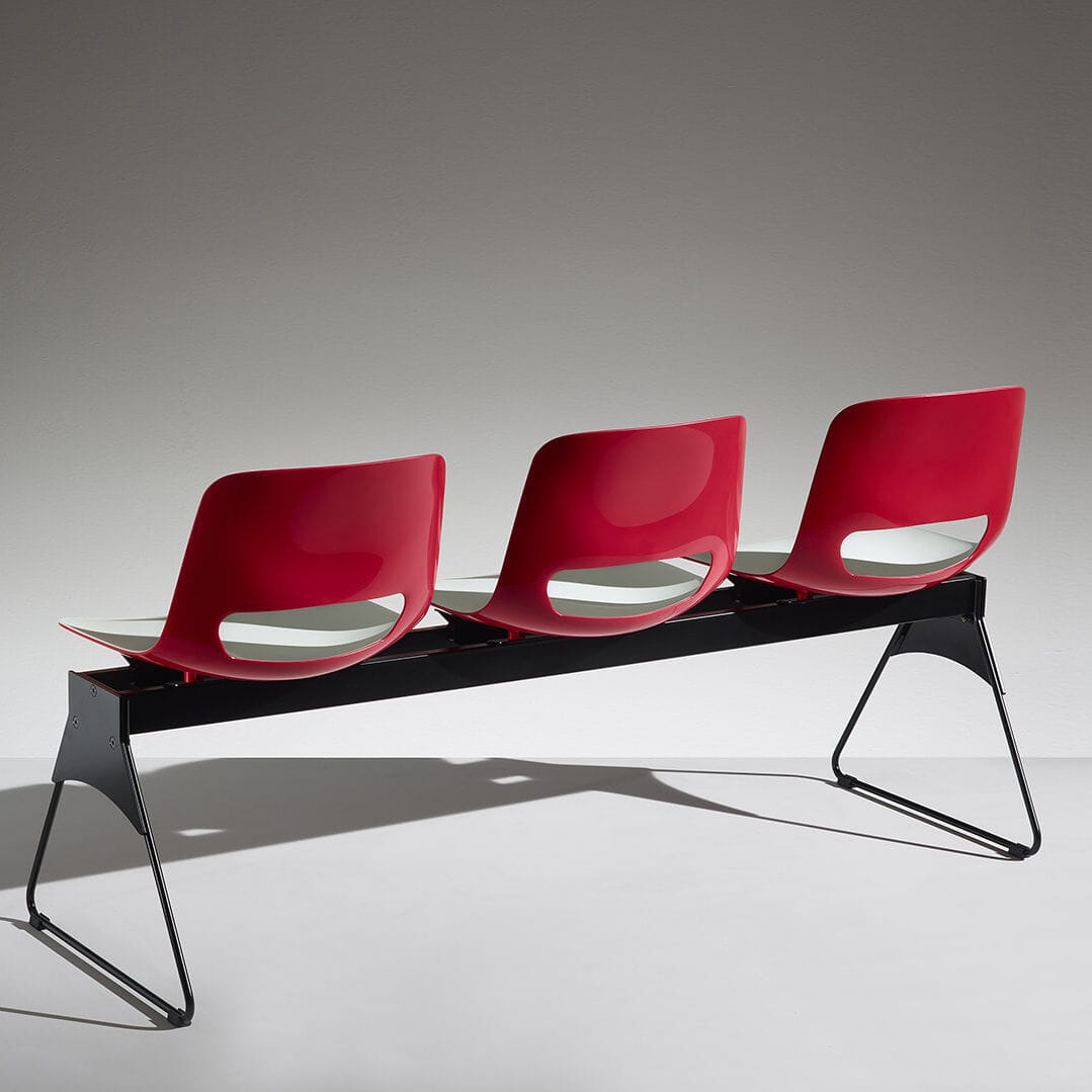 Polypropylen-Traversenbank - LUCKY - Lamm srl - 3 Plätze / für den ...