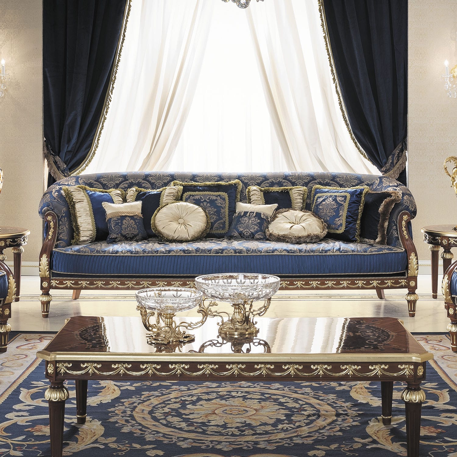 Stil-Sofa - 14436 - Modenese Luxury Interiors - Samt / mit abnehmbarem ...