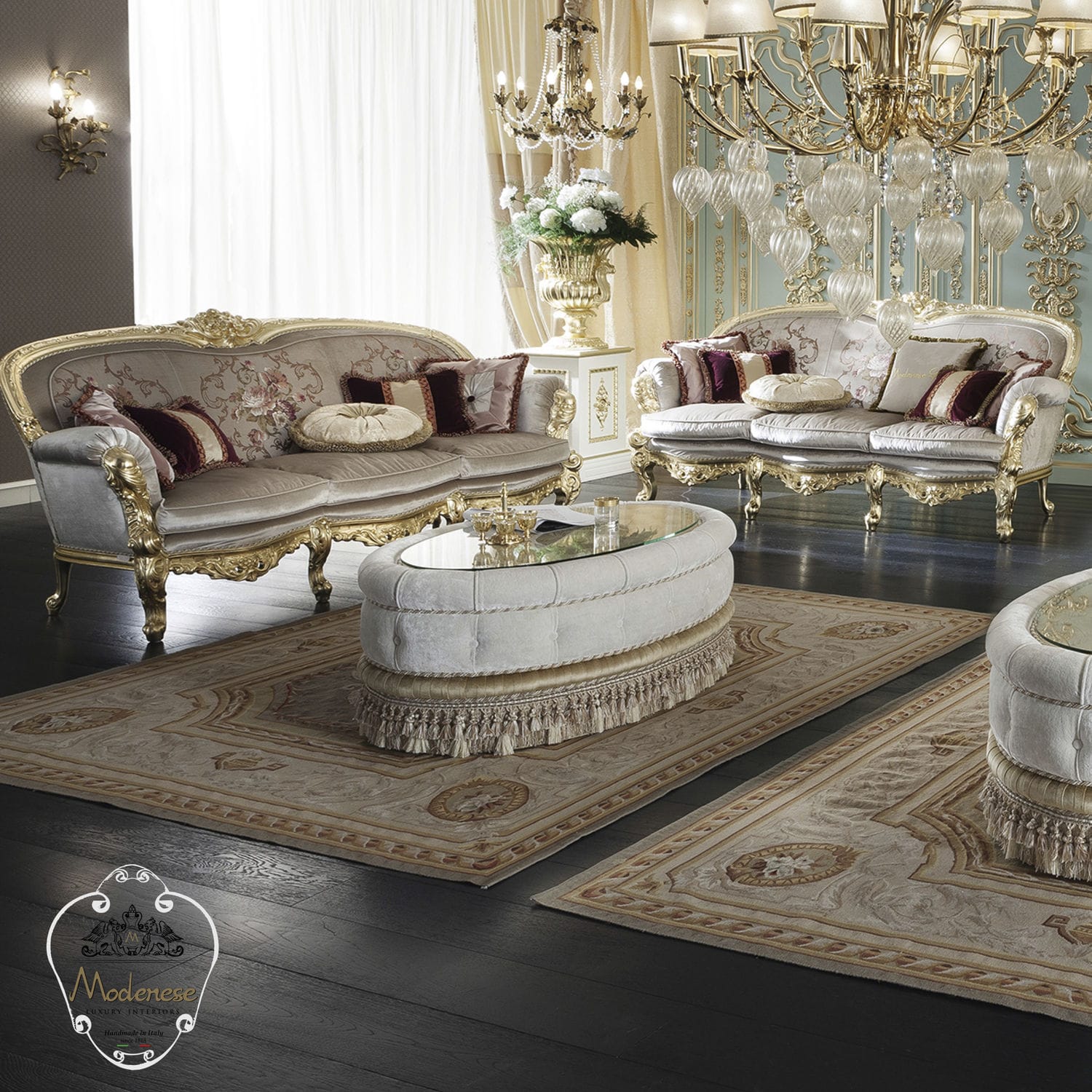 Stil-Sofa - 15408 - Modenese Luxury Interiors - Stoff / handgefertigt ...