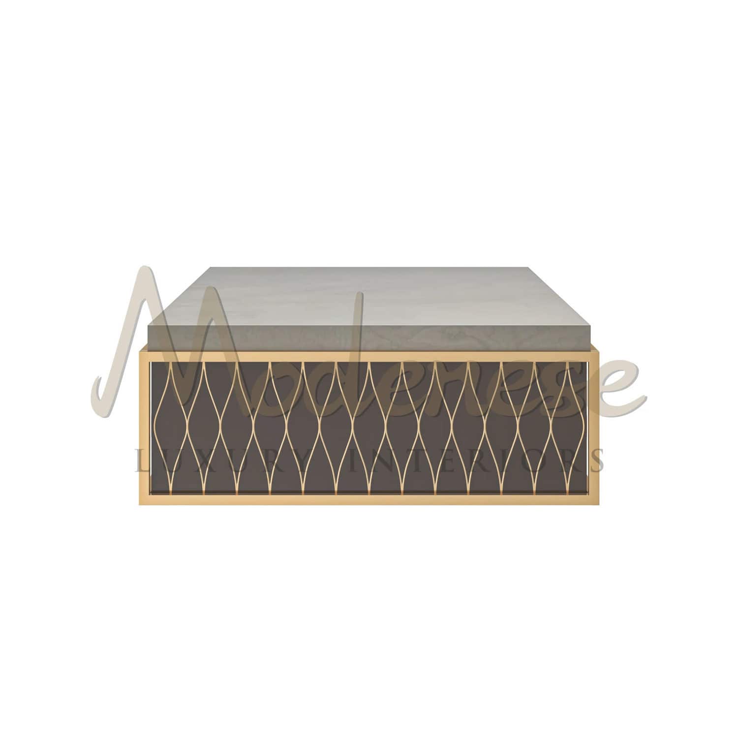 Moderner Couchtisch - 20108 - Modenese Luxury Interiors - Metall / Holz ...