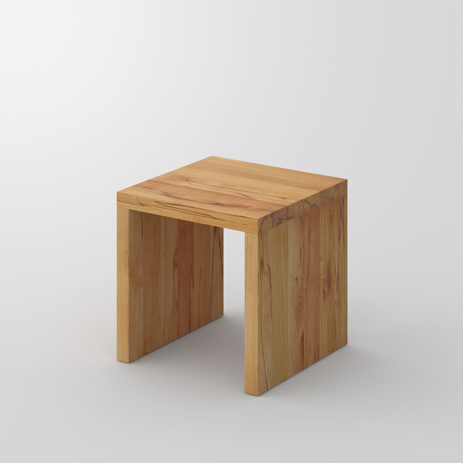 Moderner Hocker - MENA 4 - vitamin design - Eiche / Massivholz / Buche