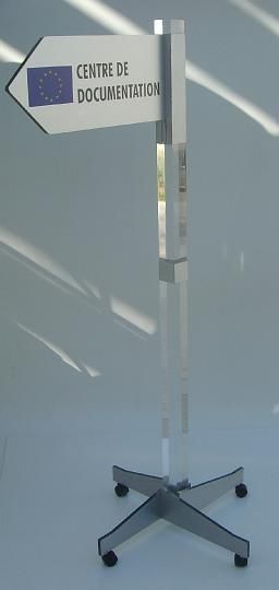 Bodenstehendes Schild - PDP01 - Signo - Aluminium / doppelseitig / zur ...