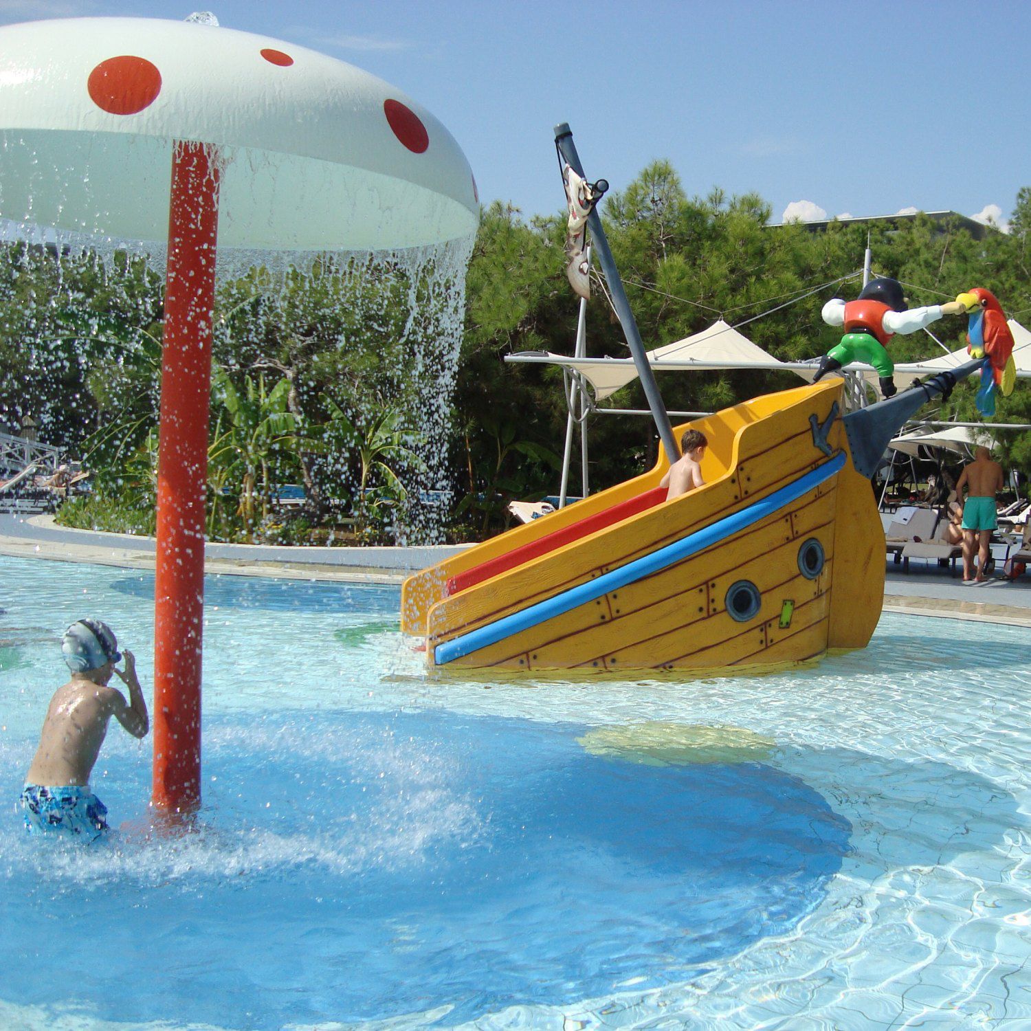 Gerade Rutsche - MINI PIRATE - Polin Waterparks - für Aquapark