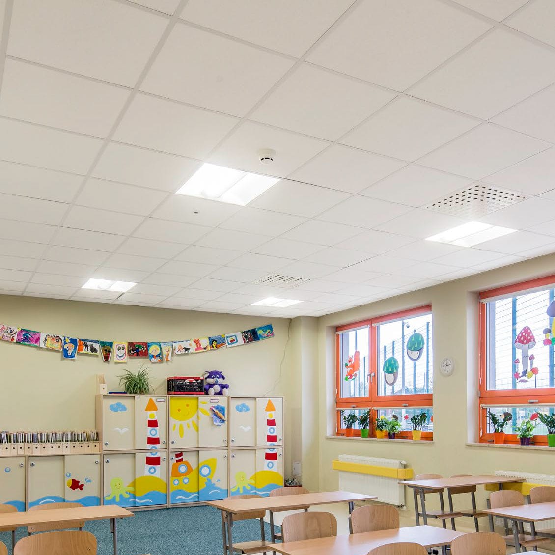 Aluminium-Zwischendecke - BLANKA® BAS - ROCKFON - Steinwolle / aus ...