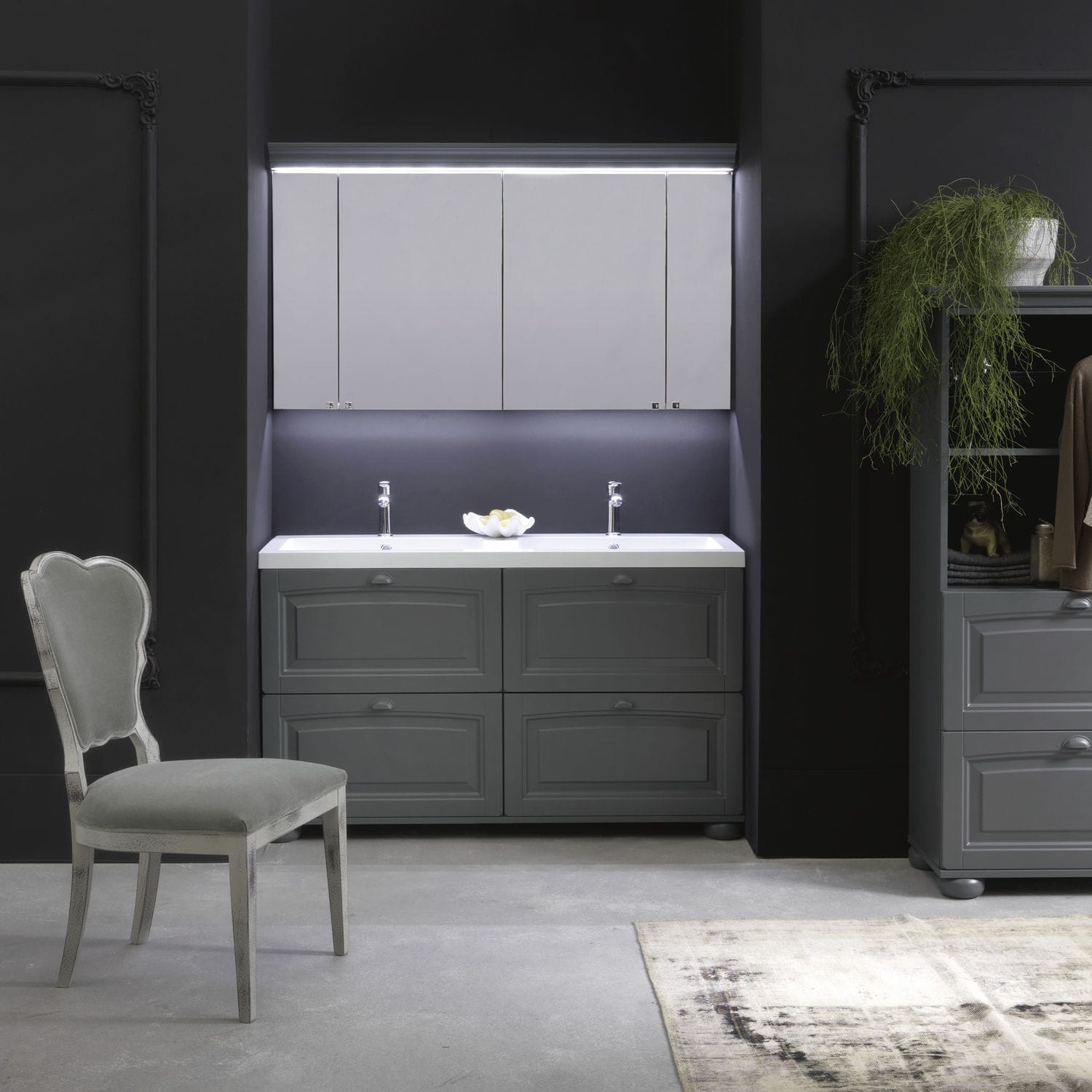 Doppelter Waschtisch-Unterschrank - AC16 / AC18 / AC19 - COMPAB ...