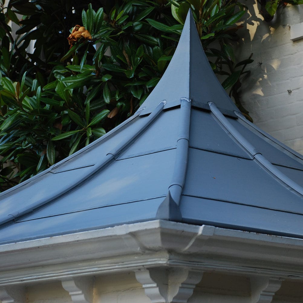 Zinkdach - COPPIT HALL - Peters Roofing - Metalloptik / plan