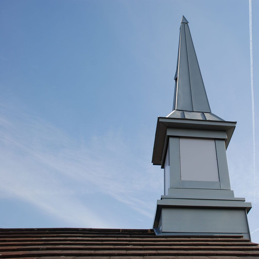 Zinkdach - HAYES MEETING HOUSE - Peters Roofing - Metalloptik / Stehfalz