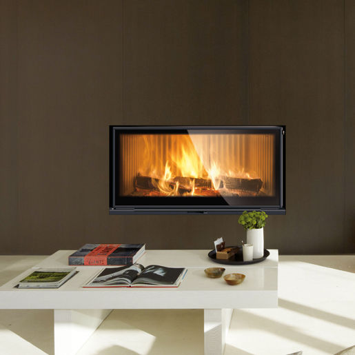 Holzkamin - STILKAMIN XL - HERGÓM - modern / geschlossene Feuerstelle ...