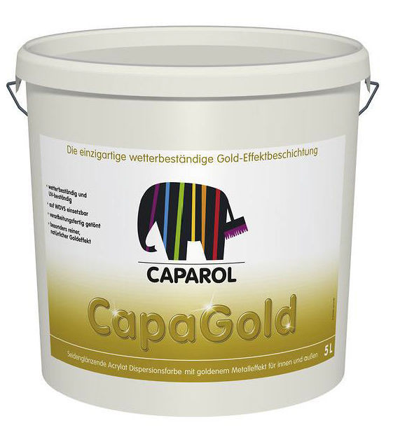 Metallefekt Farbe - CAPADECOR CAPAGOLD - Caparol - Dekor / isolierend / Endbearbeitung