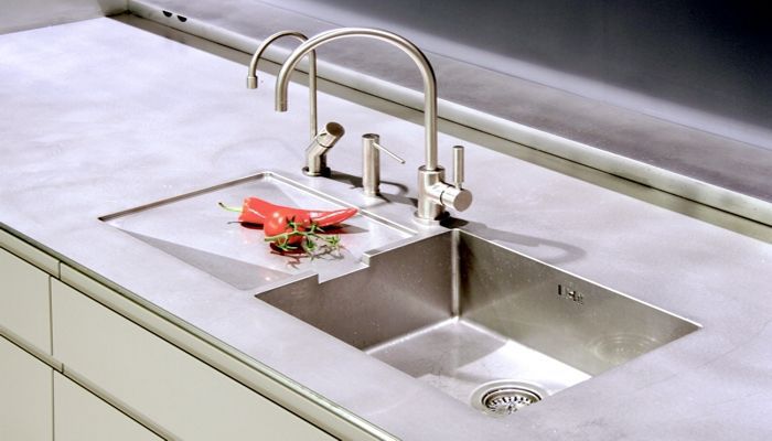 Einbeckenspüle - C2BINR06 - ABK InnoVent - mit Abtropffläche ...