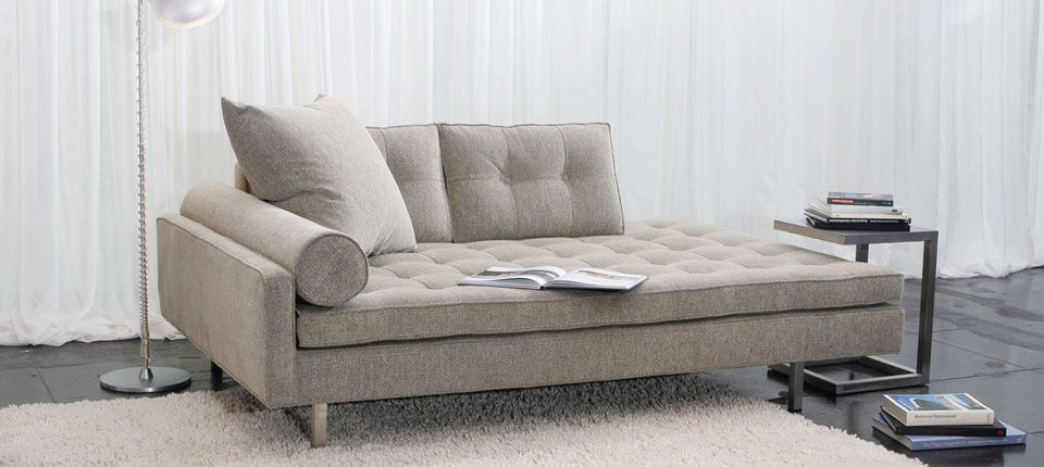 Moderne Récamiere / Stoff - CHICAGO LOUNGE DOUBLE BACK - VIOSKI