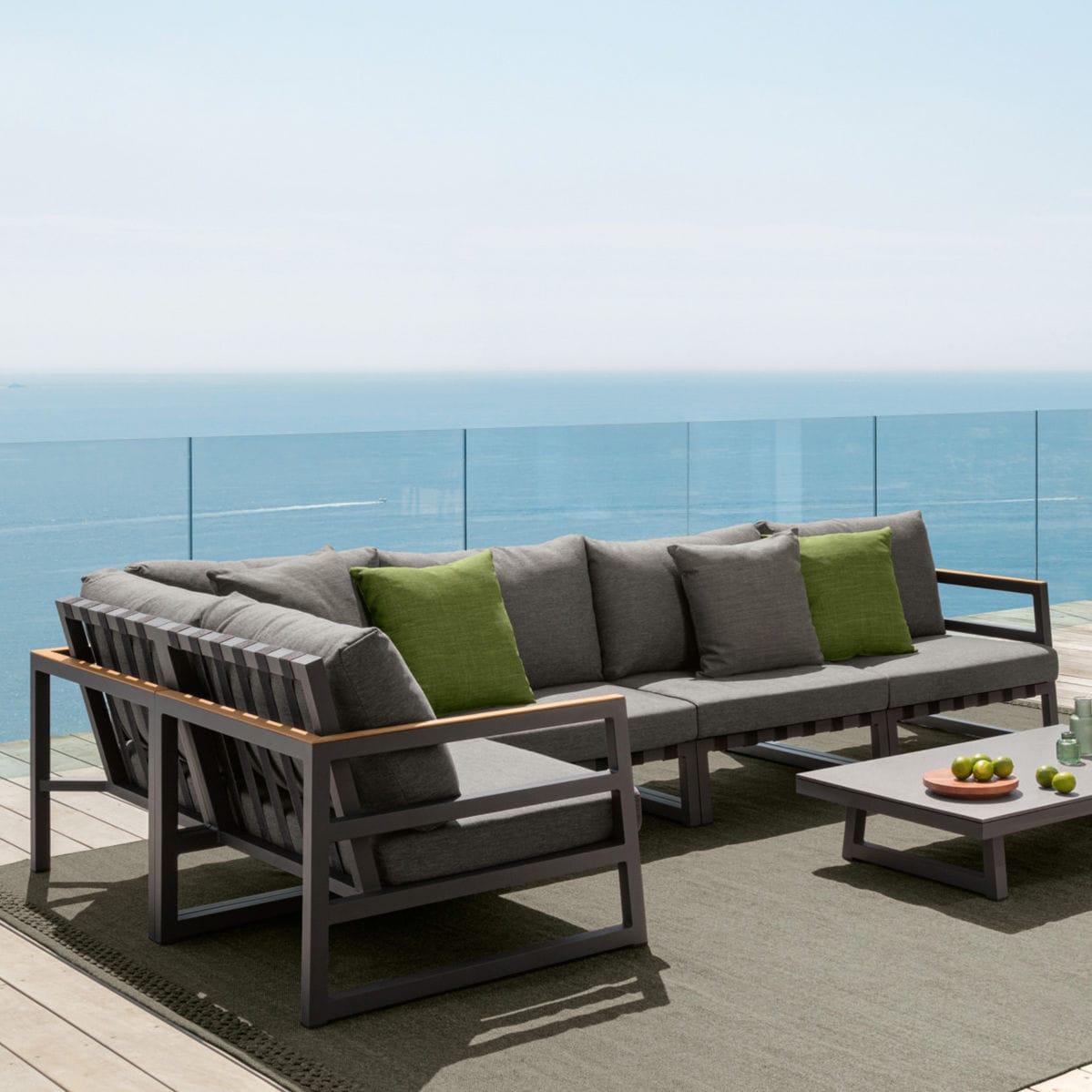 Modulsofa - ALABAMA - TALENTI - Eck / modern / für Garten