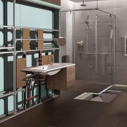 Fertigmodul für Bad - TECEPROFIL - TECE