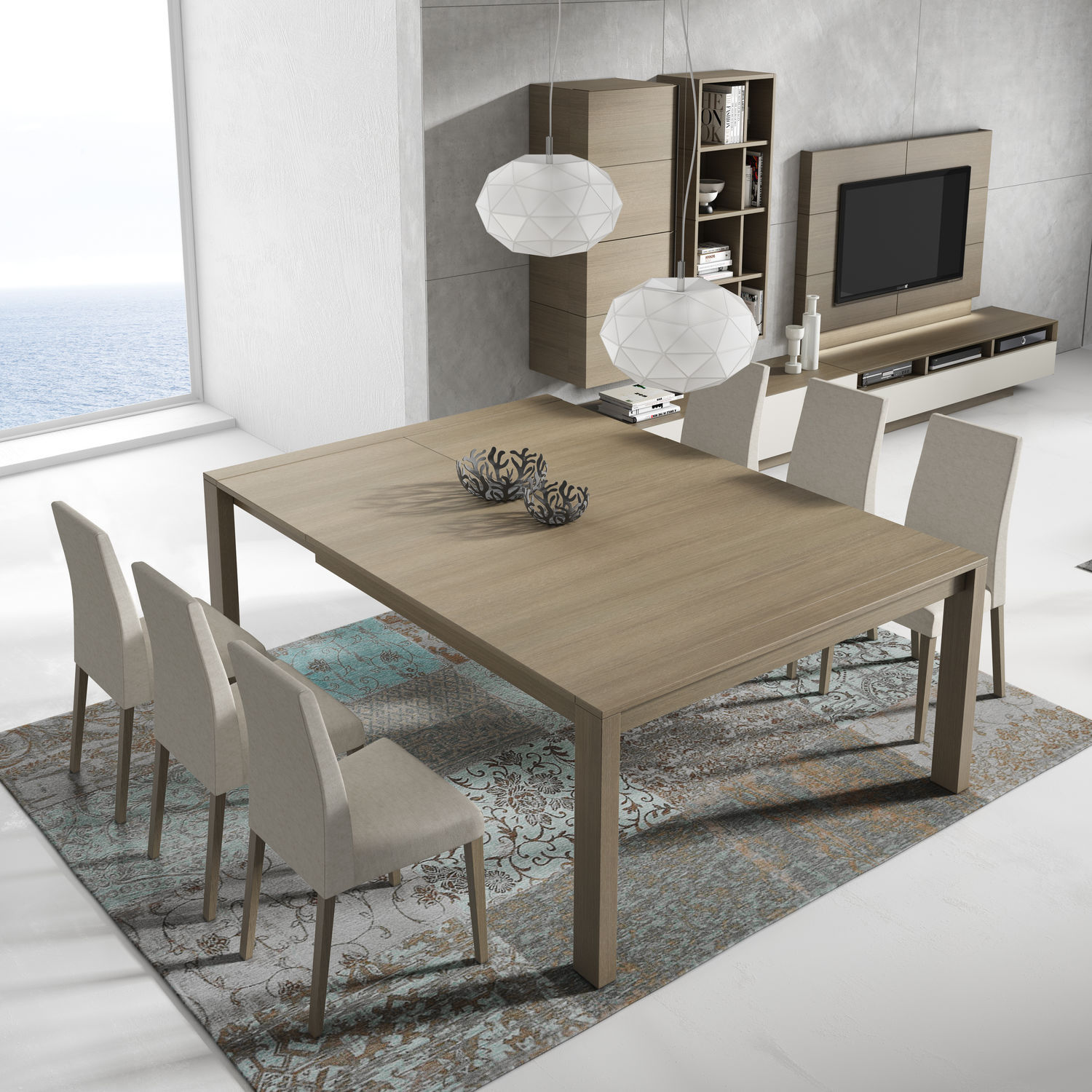 Moderner Esstisch - GINZA + : MJ03 - A. Brito - Holz / quadratisch ...