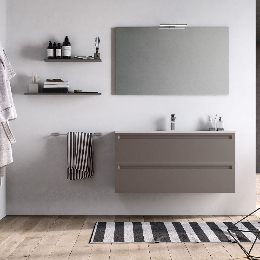 Wandhängender Waschtisch-Unterschrank - PICCADILLY - Inda - Holz ...