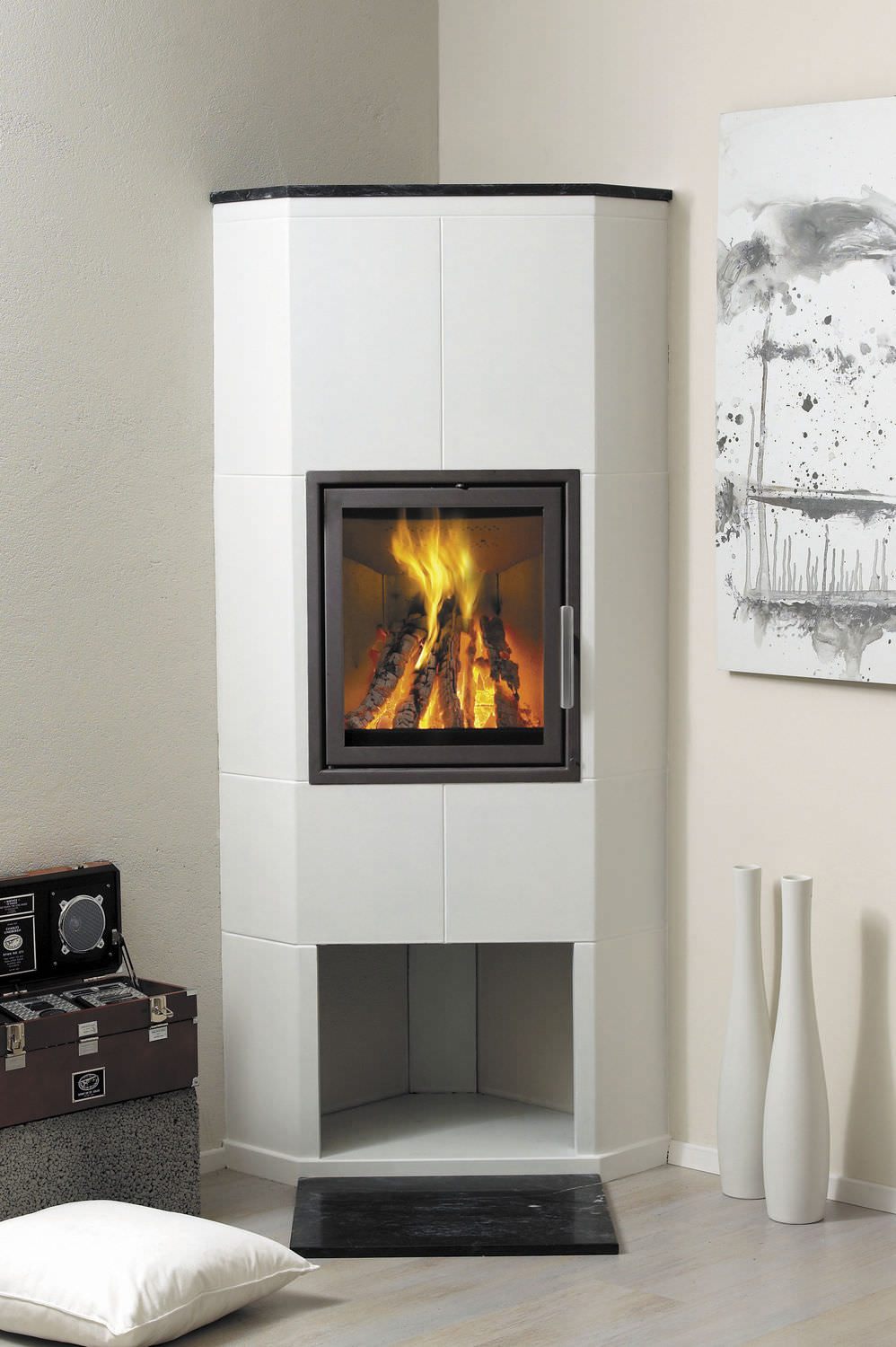 Holzkamin - ESTORIL HAUT - Nordpeis - Einbau / Ecken / geschlossene ...