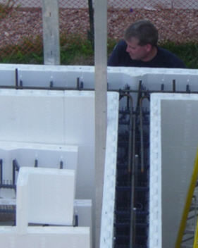 Polystyrol-Schalungsstein - T-BLOCK - Fox Blocks - für Wand / dämmend