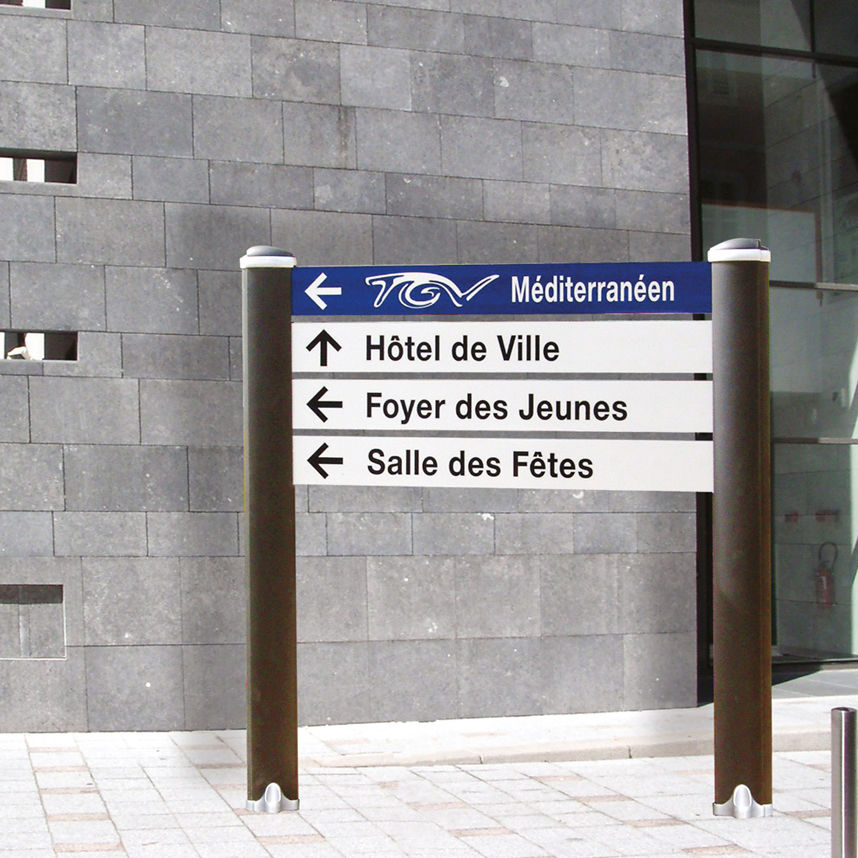 Schild zur Orientierung - ALIZÉ - Concept Urbain - für Außenbereich ...