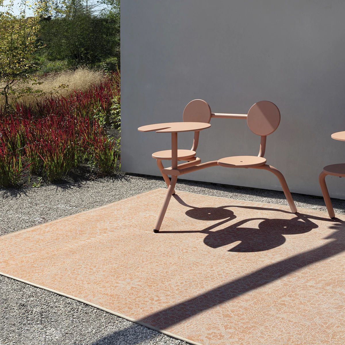 Moderner Teppich - TANGERINE - 2TEC2 - Motiv / Glasfaser / Vinyl