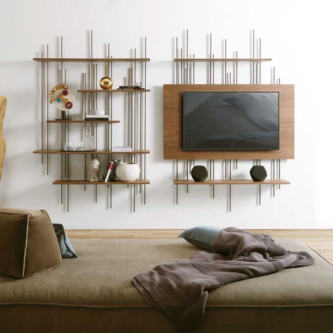 Wandmontiertes Regalsystem - Bambou - Italy Dream Design - modern ...
