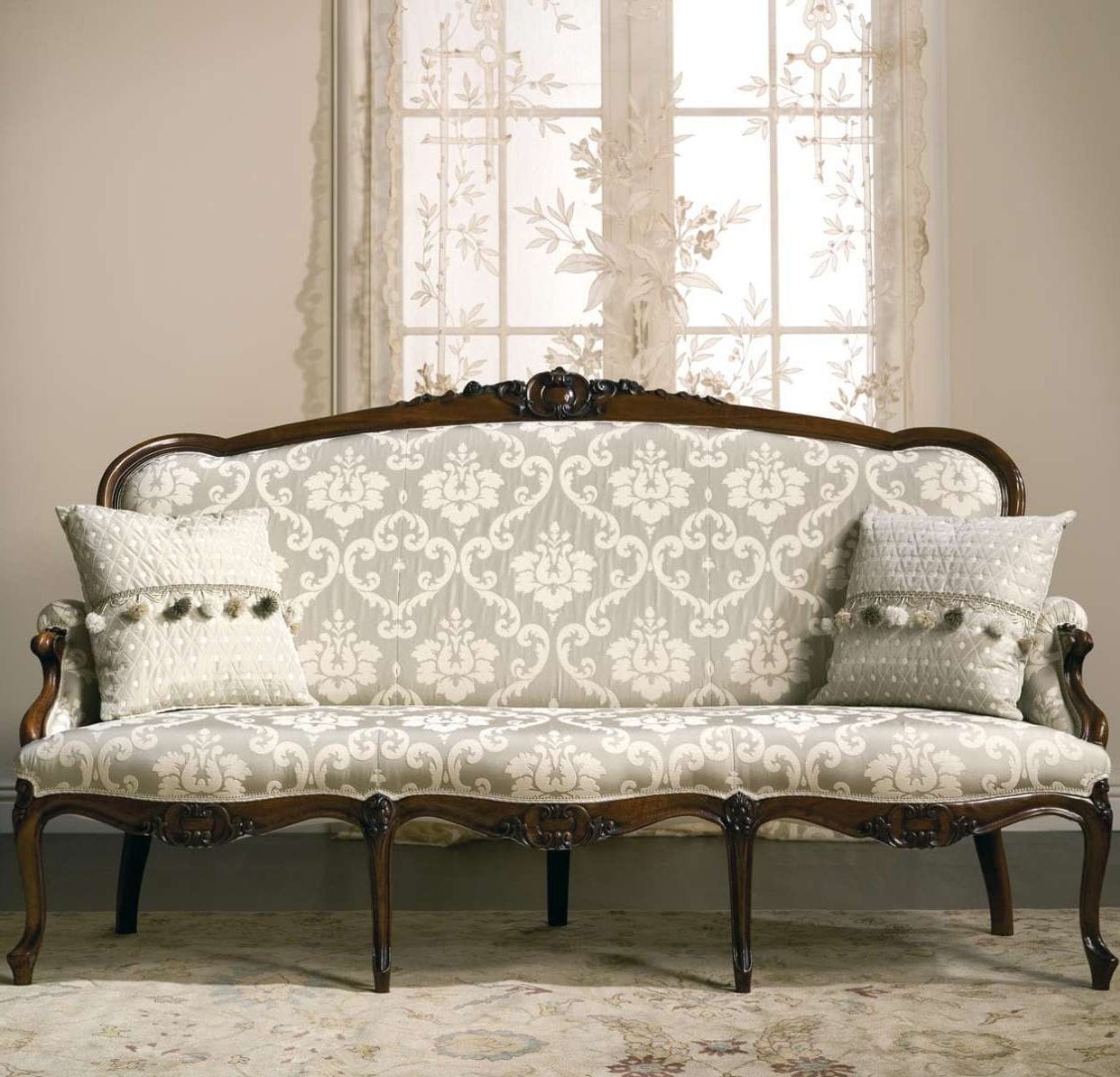 Stil-Sofa - CARLOTTA - VIMERCATI MEDA LUXURY CLASSIC FURNITURE - Stoff ...