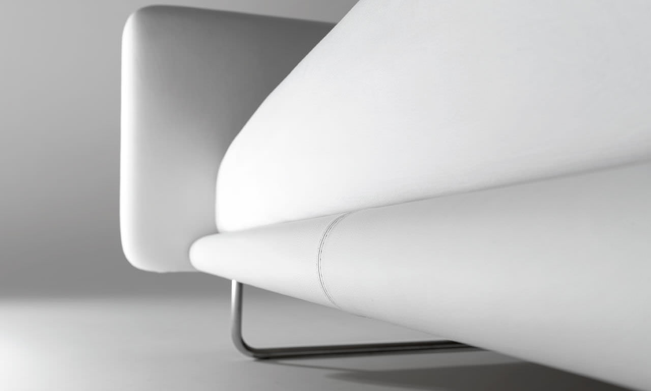 Doppelbett - DOXY - noctis - modern / Polster / Leder