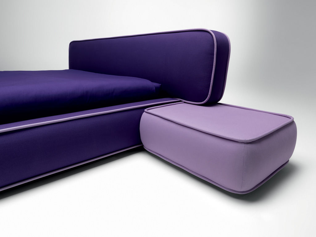 Doppelbett - ZEN - noctis - modern / Polster / Stoff