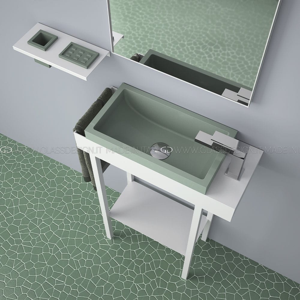 Freistehender Waschtisch-Unterschrank - KOSTA PLUS - GLASS DESIGN Srl ...