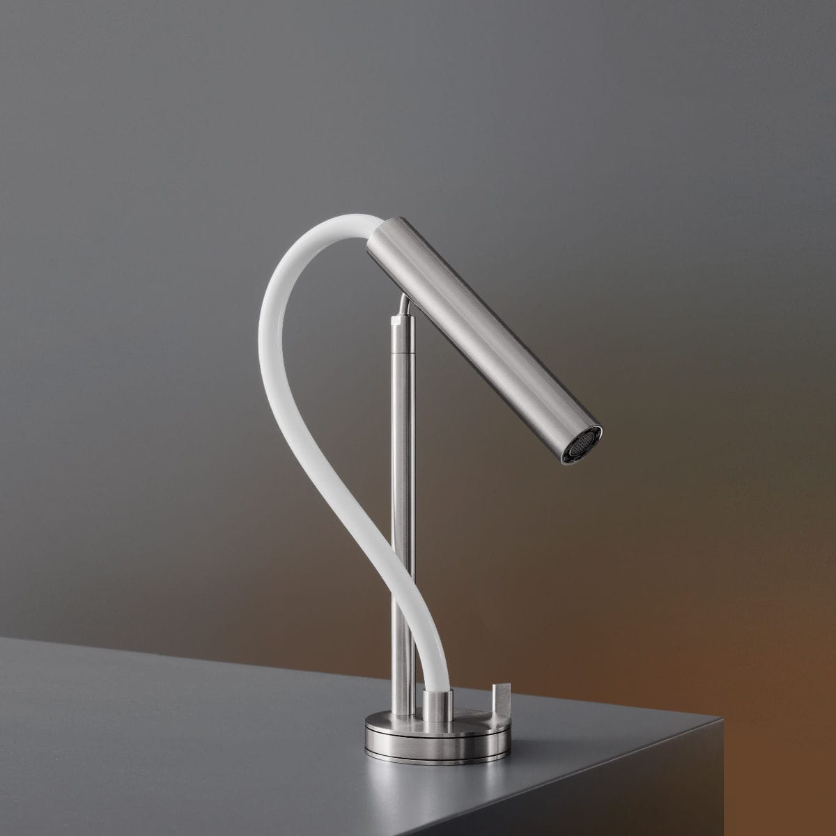 Einhebelmischer für Waschtisch - AST02 - CEADESIGN - Aufsatz / Edelstahl / für Badezimmer