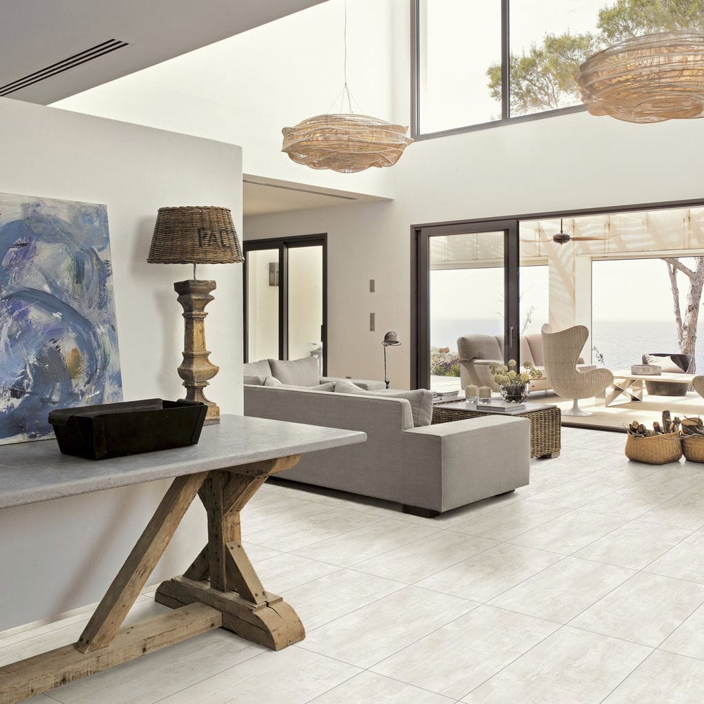 Feinsteinzeugfliesen - DHOGA - COTTO TUSCANIA - seidenmatt / für den Innenraum / bodenstehend