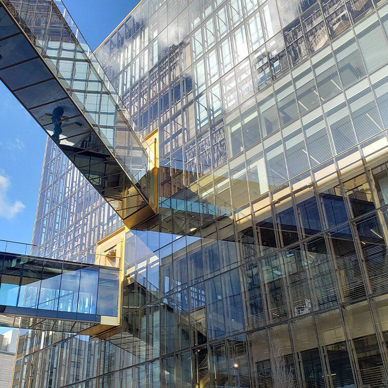 Edelstahl-Verblendplatte - LINEN - POHL Metal Systems GmbH - für den ...