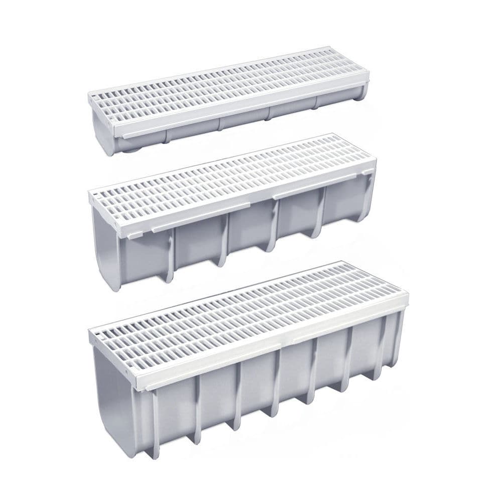 Gitter-Abflussrinne - CN13+GC13-03 - STAMPLAST SRL - Polypropylen / für ...