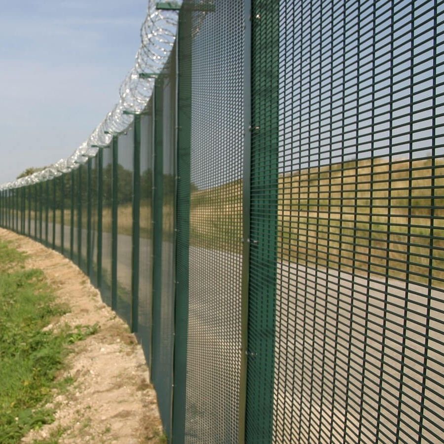 Zaun / geschweißter Maschendraht - HiSec SR1 (A1) - ZAUN FENCING ...