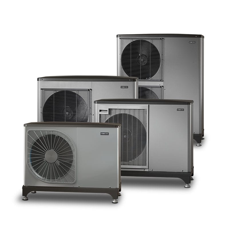 Luft-Wasser-Wärmepumpe - F2040 - NIBE Energy Systems - Wohnbereich / für Außenbereich / Inverter