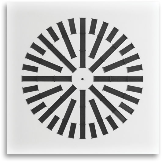 Deckenmontierter Luftdiffusor - BQE-1 - BROFER SRL - quadratisch / Schlitz